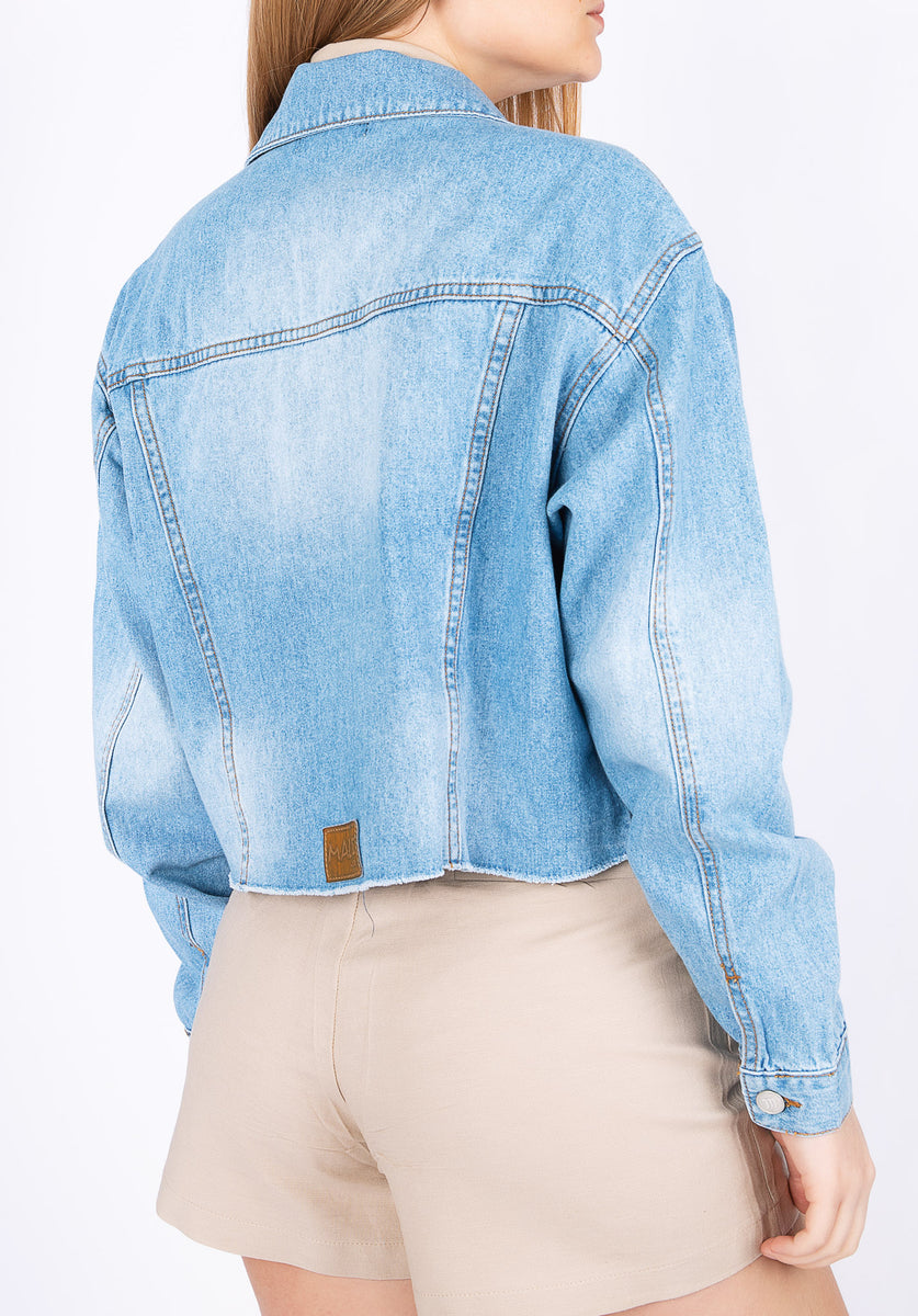 Casaca Jean - Celeste – Maldi Store