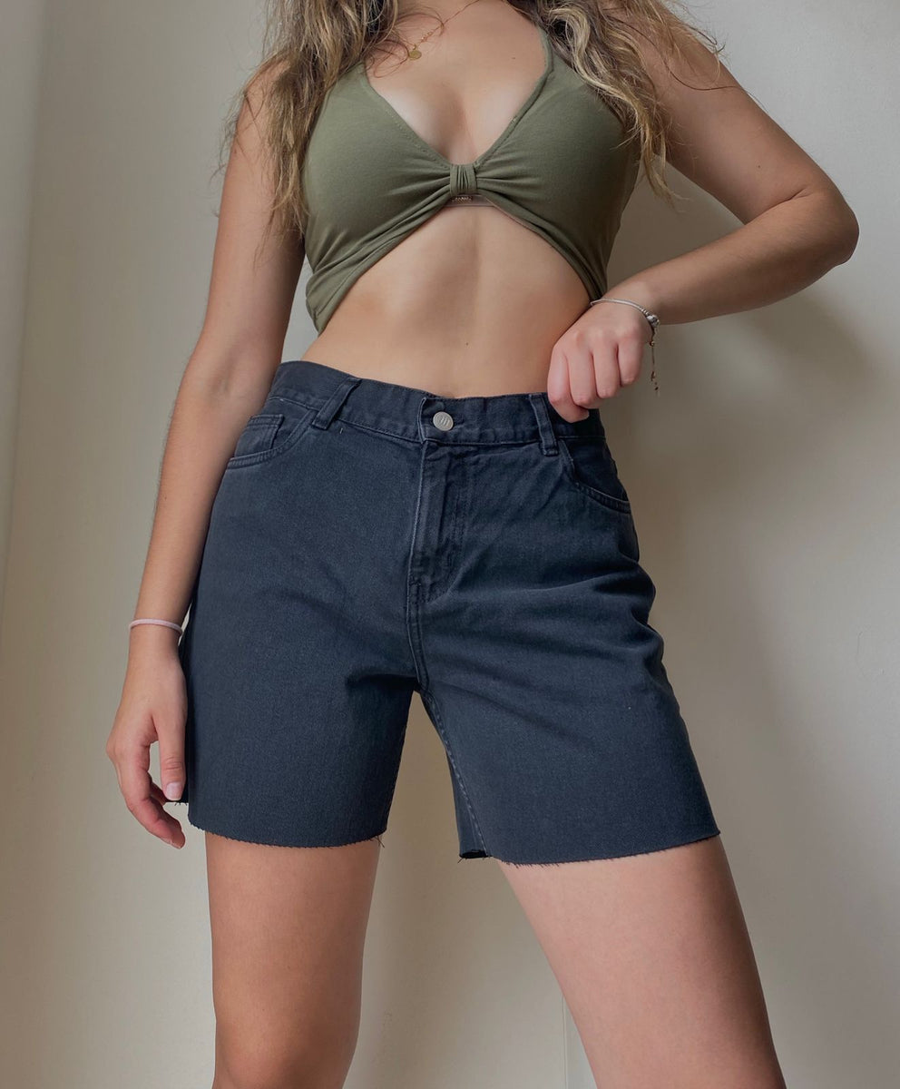 Bermuda jean - negro – Maldi Store